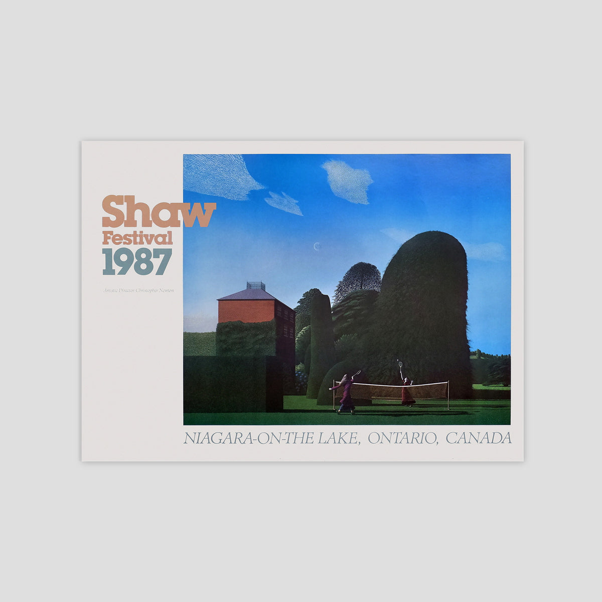 Shaw Festival 1987 souvenir poster — Scott McKowen Posters